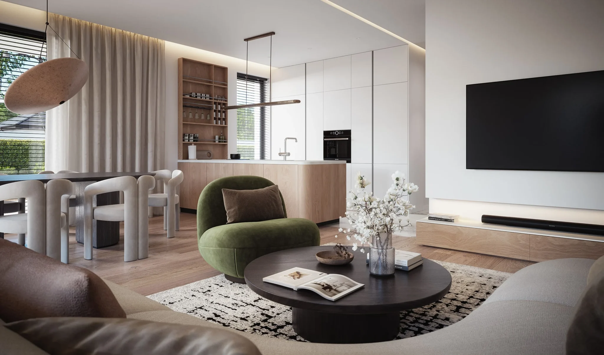 NewHouse 755 projekt domu w stylu stodoły, 3 sypialnie + gabinet na ...