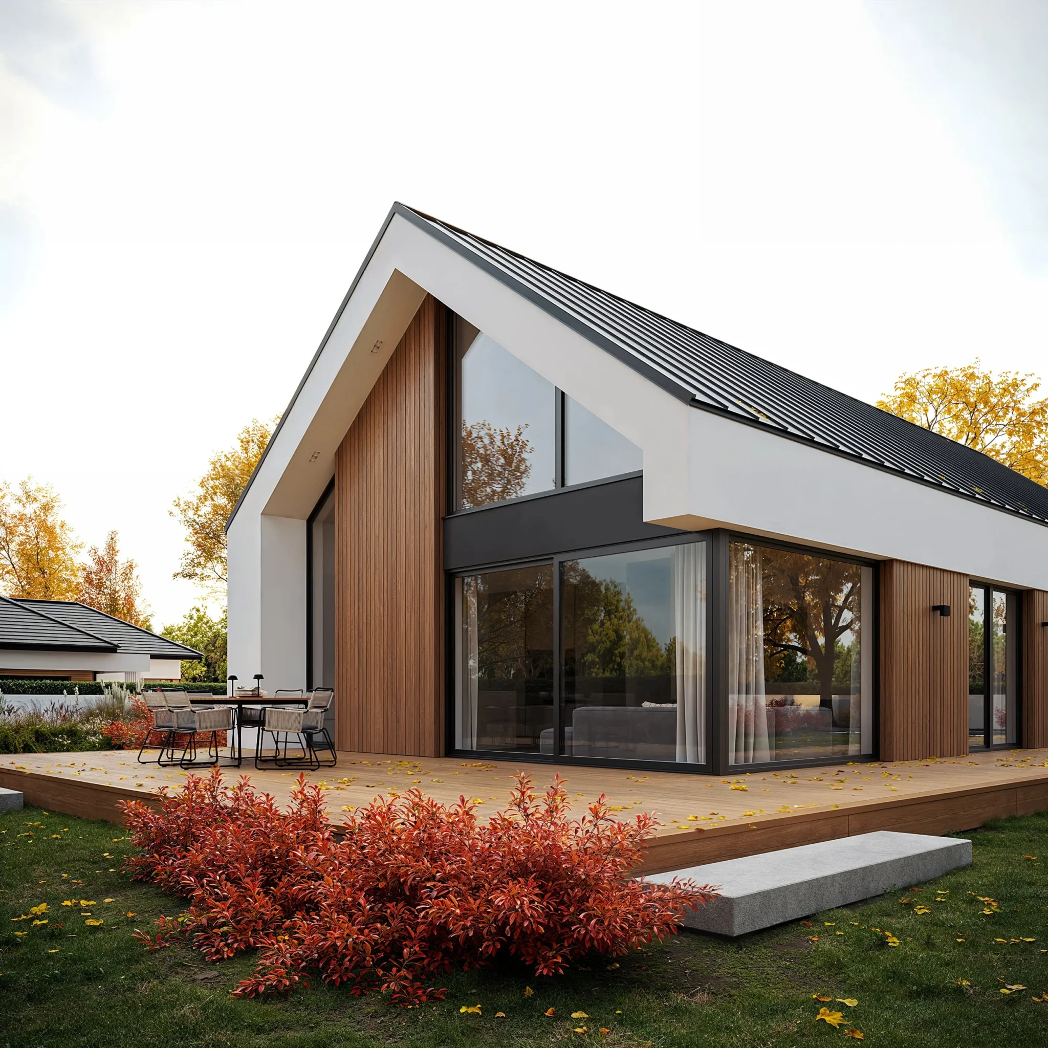 NewHouse 730 - projekt małego domu o powierzchni 121 m2, 4 sypialnie ...