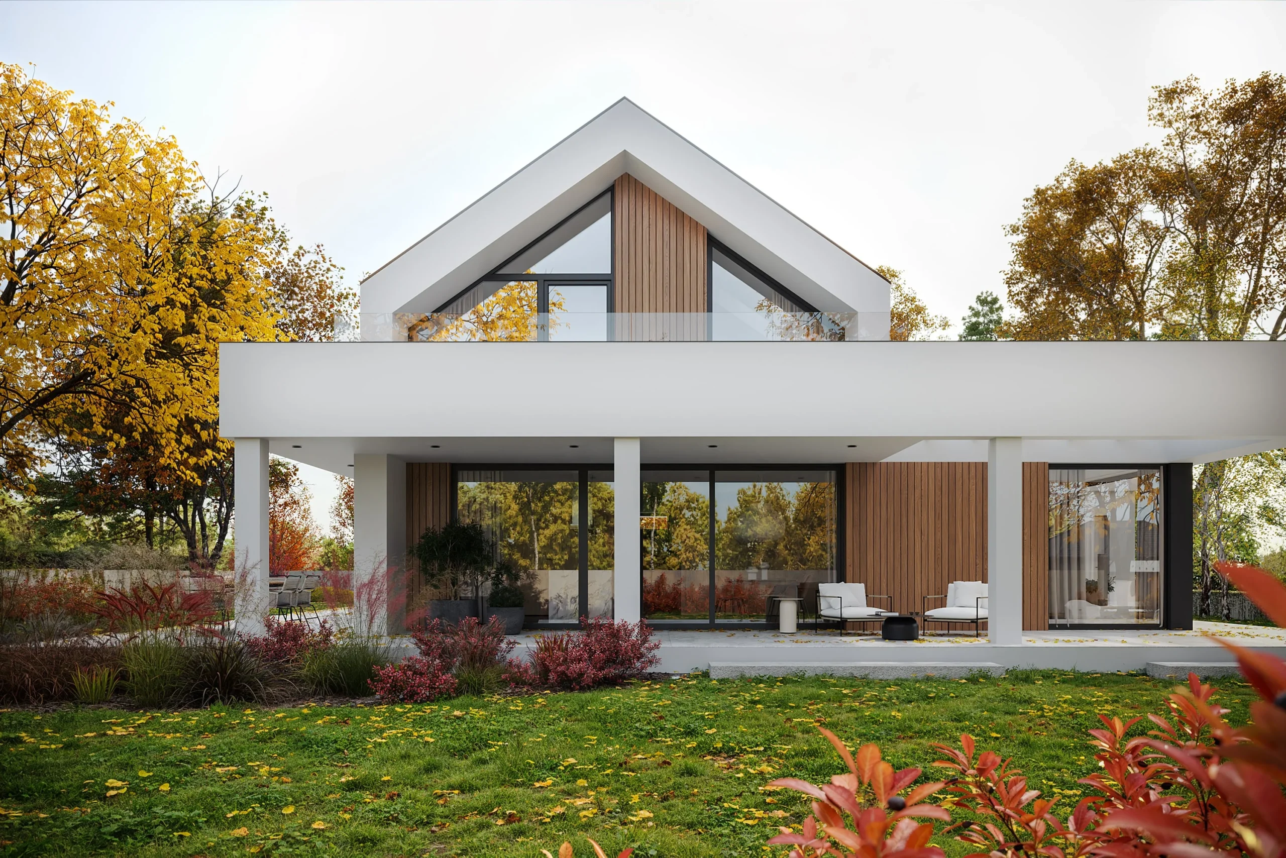 Projekt domu NewHouse 794 G2, nowoczesna stodoła o powierzchni 152 m2 z ...